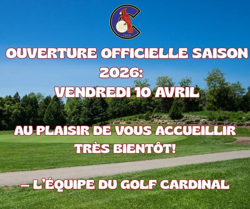 Club de Golf Le Cardinal – Des moments mémorables sur chaque greens